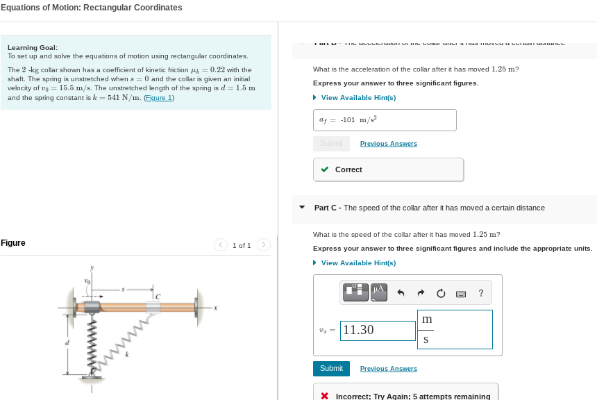 Solved Equations of Motion: Rectangular Coordinates I WILL | Chegg.com