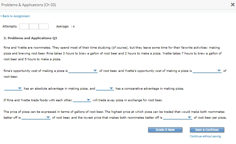Solved Problems & Applications (Ch 03) X