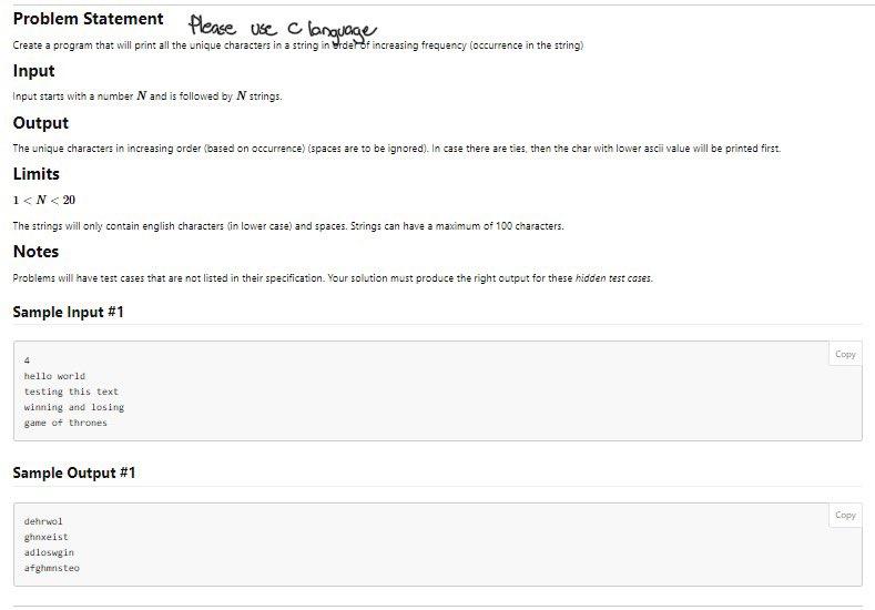 Solved Problem Statement Please Use C Language Create A 5619