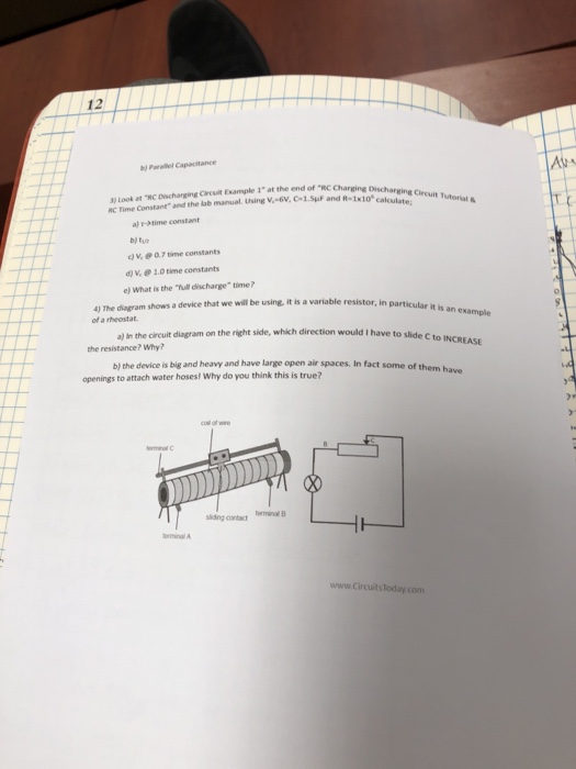 Solved EXPERIMENT 3 CAPACITORS Pre Lab Assignment 1. | Chegg.com