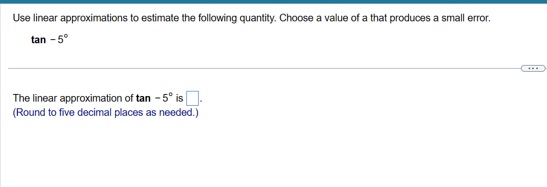 Solved Use linear approximations to estimate the following | Chegg.com