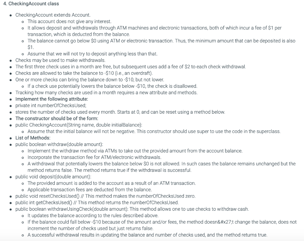 Solved JAVA PROGRAMMING: Please read the questions carefully | Chegg.com