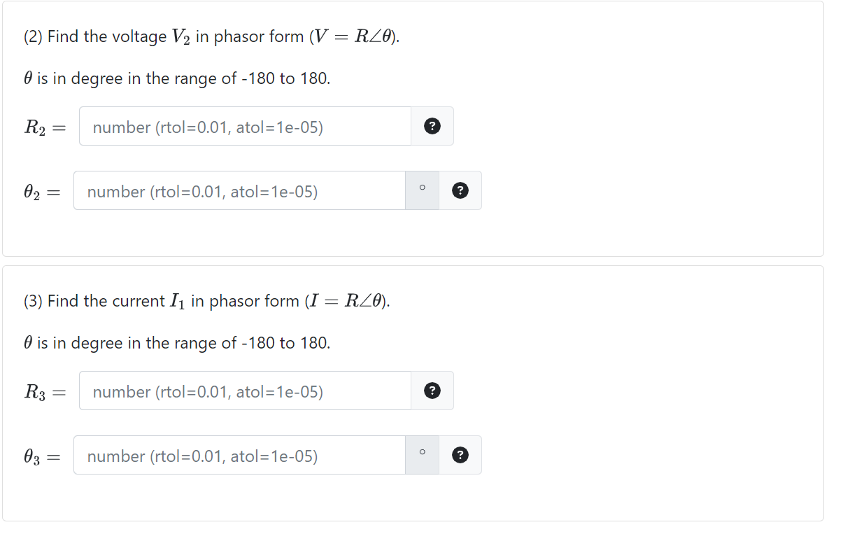 Solved Find voltages V1,V2 and current I1, given that | Chegg.com