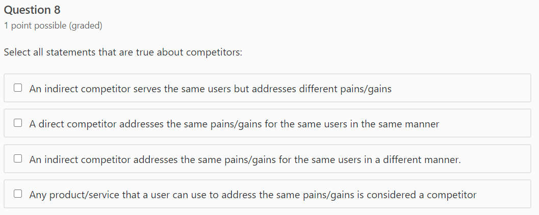 Solved Question 6 1 point possible (graded) Select all | Chegg.com