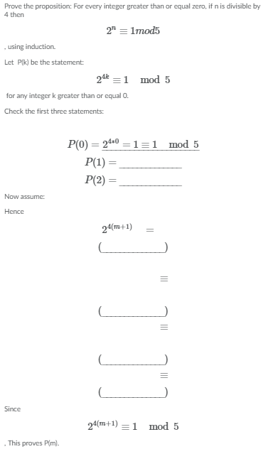 Solved Prove the proposition: For every integer greater than | Chegg.com