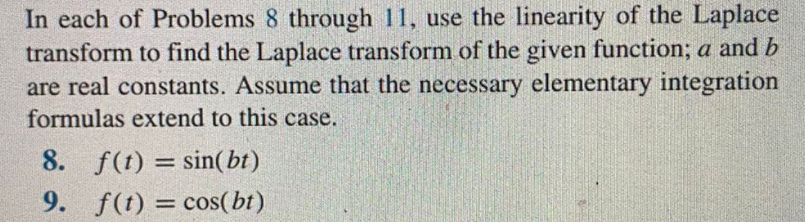 In each of Problems 8 through 11 , use the linearity | Chegg.com