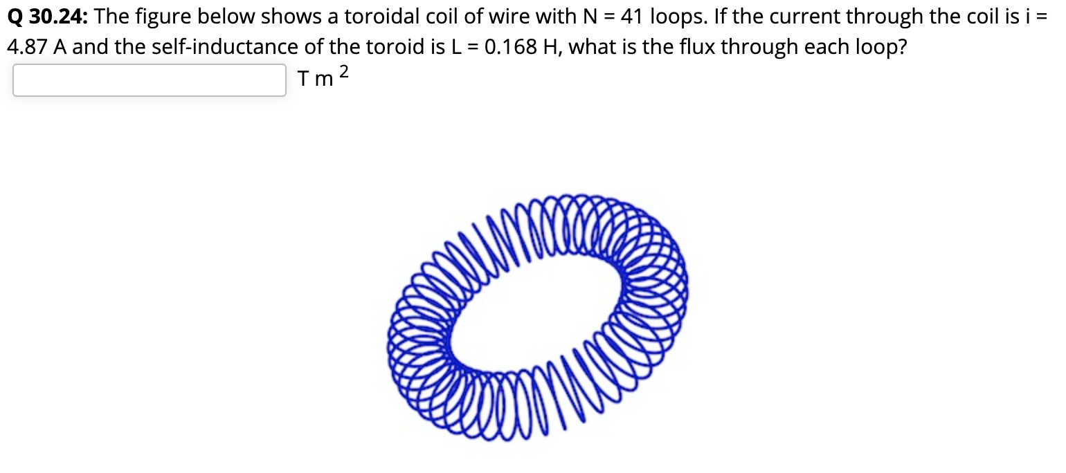 Solved Q 30.24: The figure below shows a toroidal coil of | Chegg.com