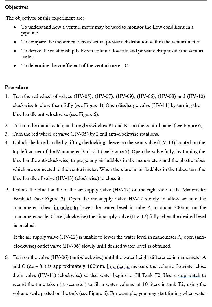 Solved Q1. What are the objectives of this lab experiment? | Chegg.com