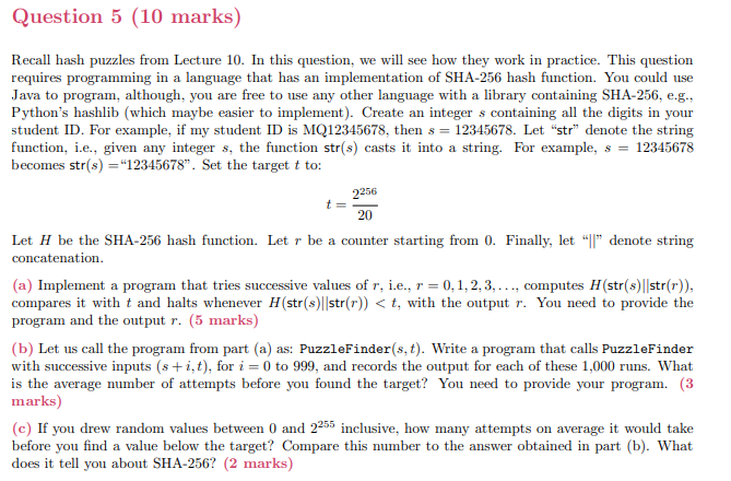 Solved Use Eclipse and Java for Question 5 Also Use the | Chegg.com