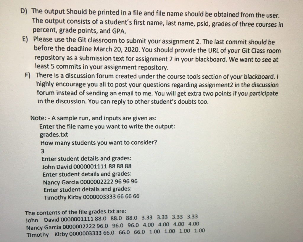 Solved Write a Java application to calculate Grade points | Chegg.com