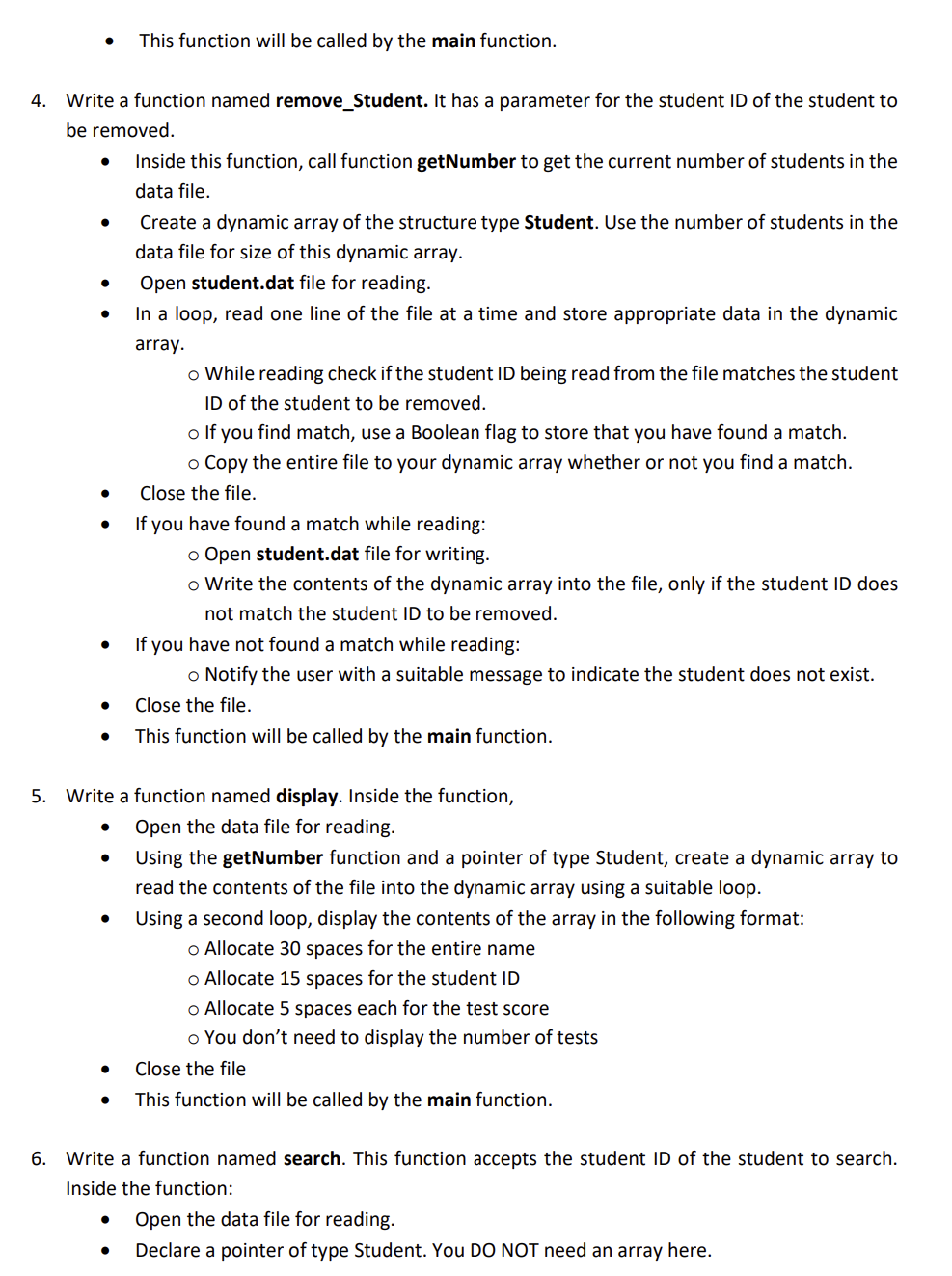 Solved PROGRAM DESCRIPTION In this project, you have to | Chegg.com