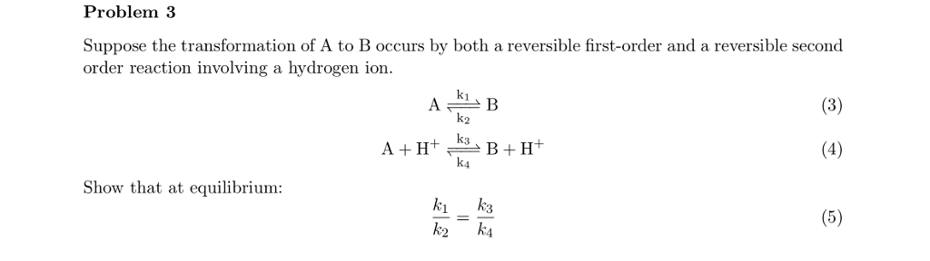 Solved Problem 3 Suppose the transformation of A to B | Chegg.com
