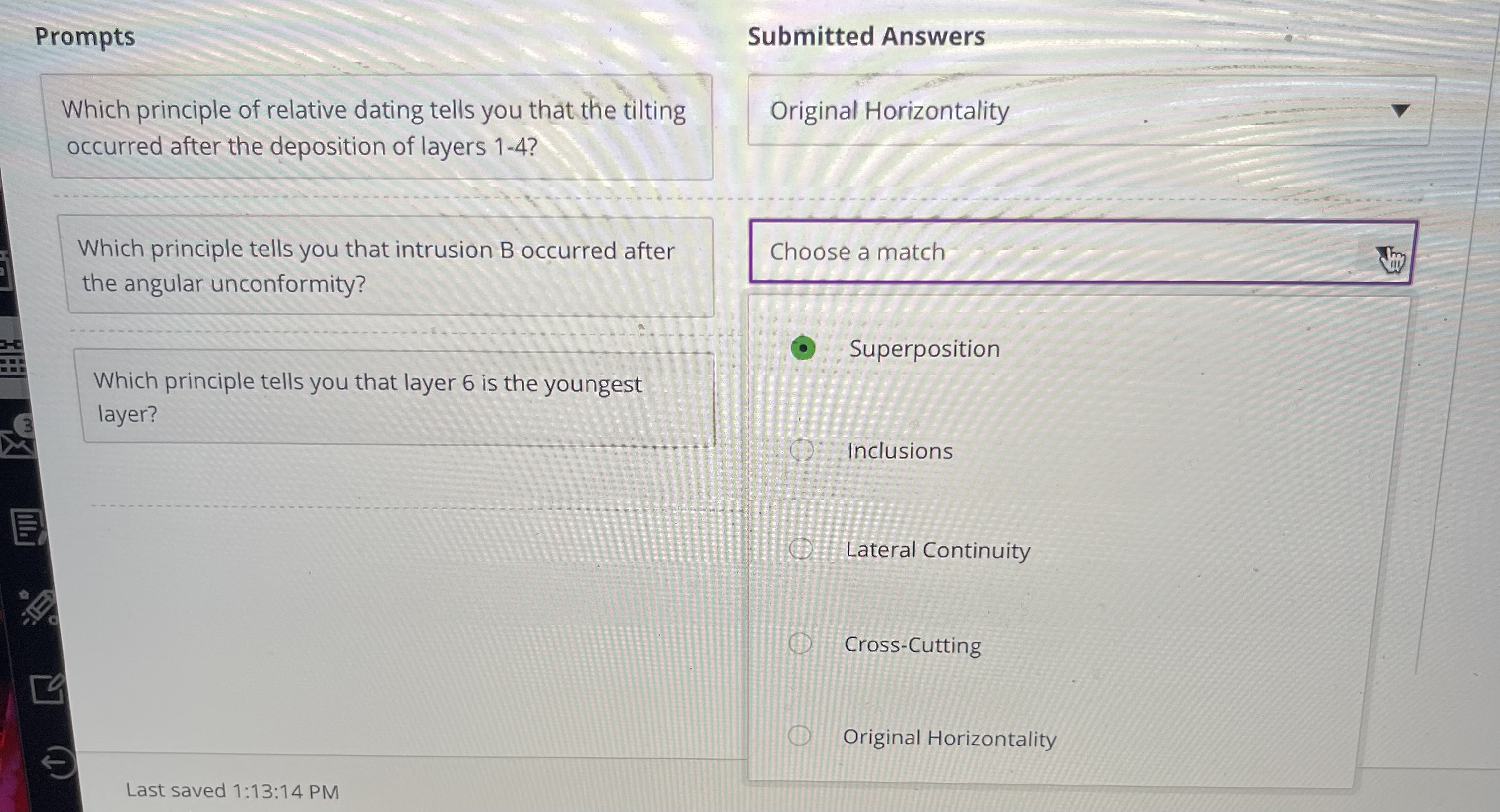 Solved Prompts Submitted Answers Which principle of relative | Chegg.com