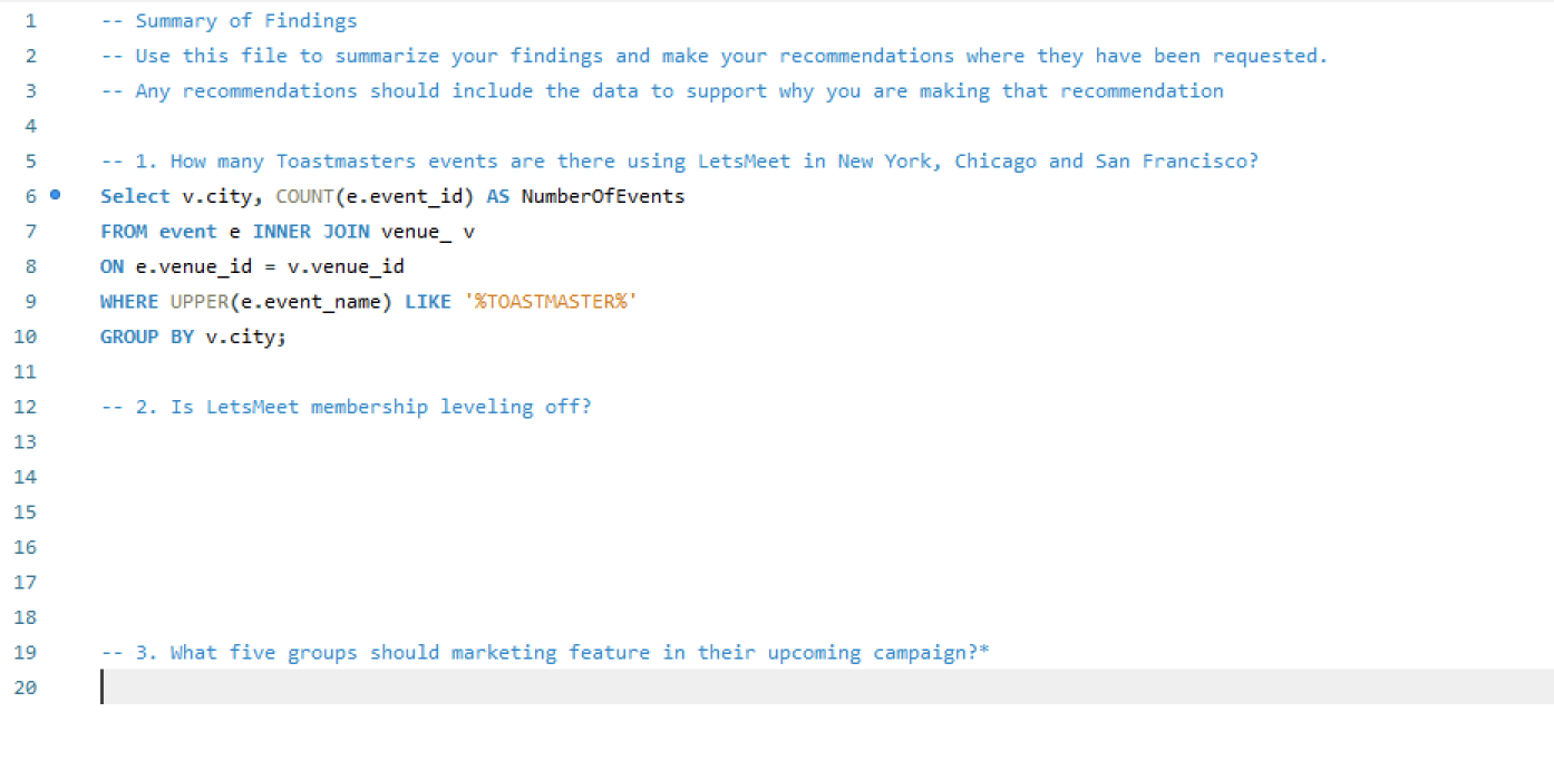 Solved -- Summary of Findings -- Use this file to summarize | Chegg.com