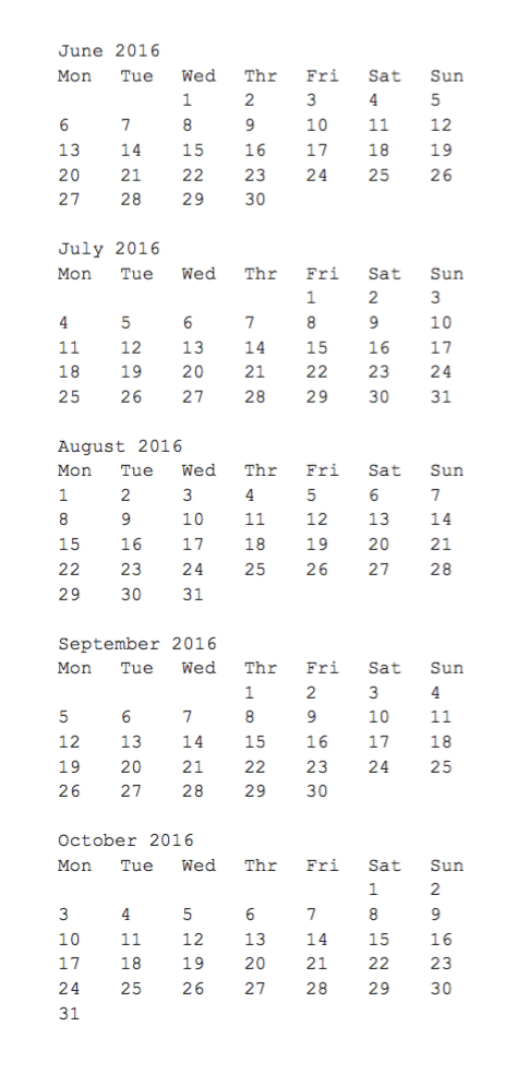 Solved Implementing a calendar function in C++. We can't use | Chegg.com