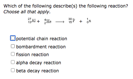 Solved Which of the following describe(s) the following | Chegg.com