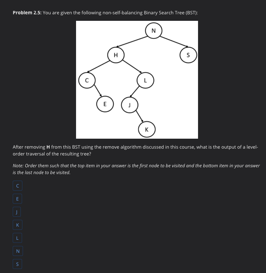 Solved Problem 2.5: You are given the following | Chegg.com