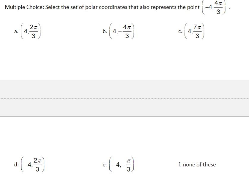 Solved lot the polar points | Chegg.com