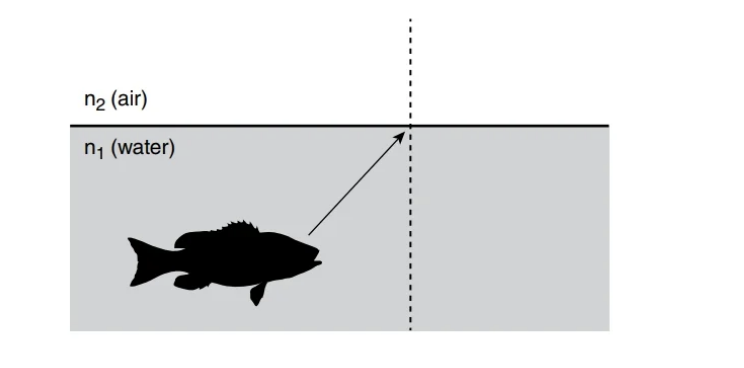 Solved 1. Draw the critical angle (θc) and the refracted | Chegg.com