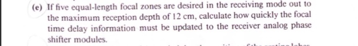 Solved 6.10. A phased-array imager has a 16-element array. | Chegg.com