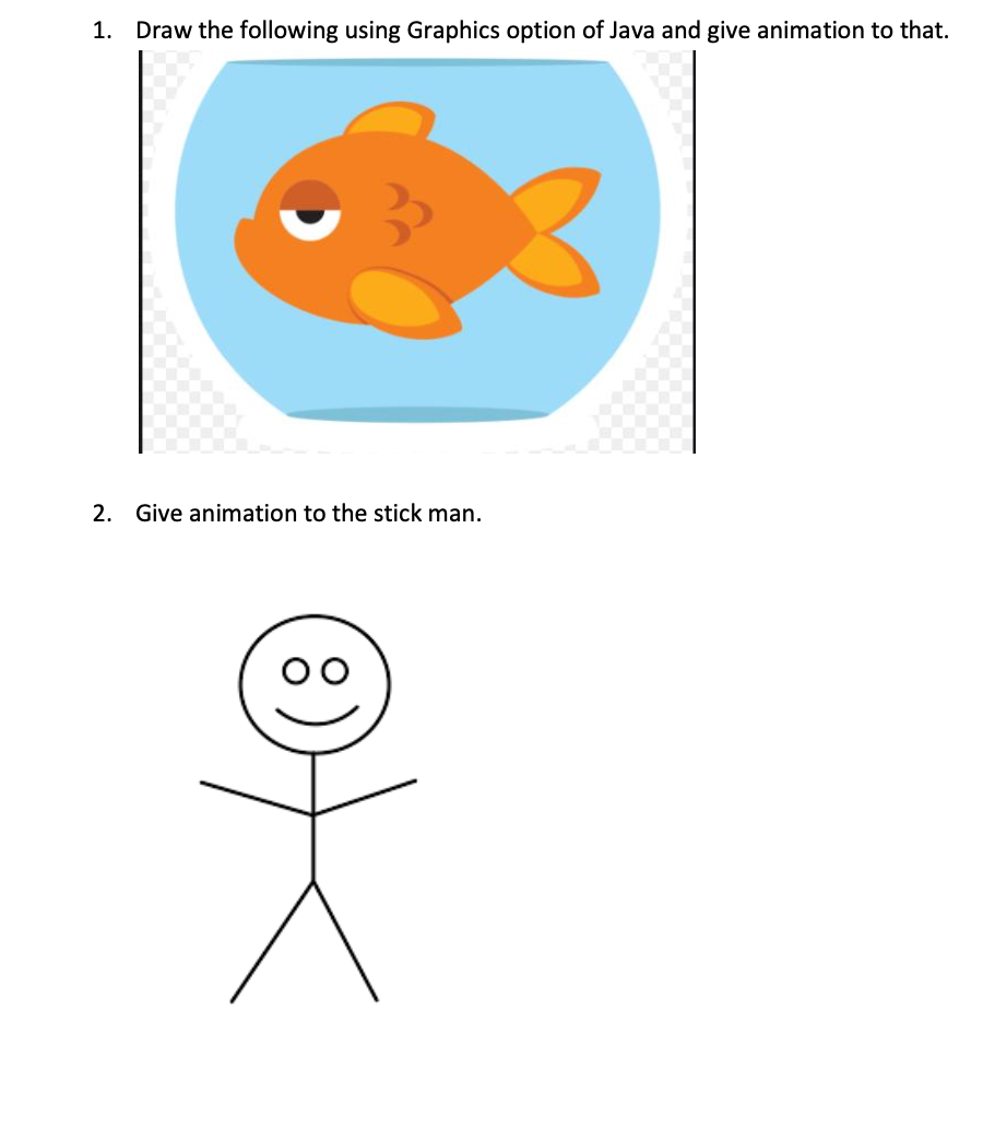 Solved 1 Draw The Following Using Graphics Option Of Java Chegg
