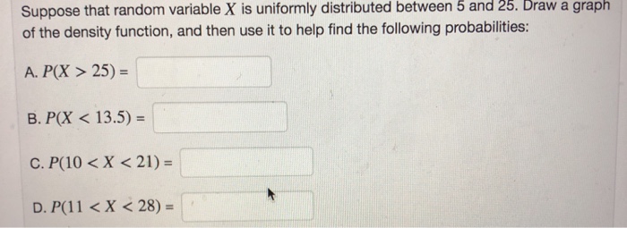 Solved Suppose that random variable X is uniformly | Chegg.com