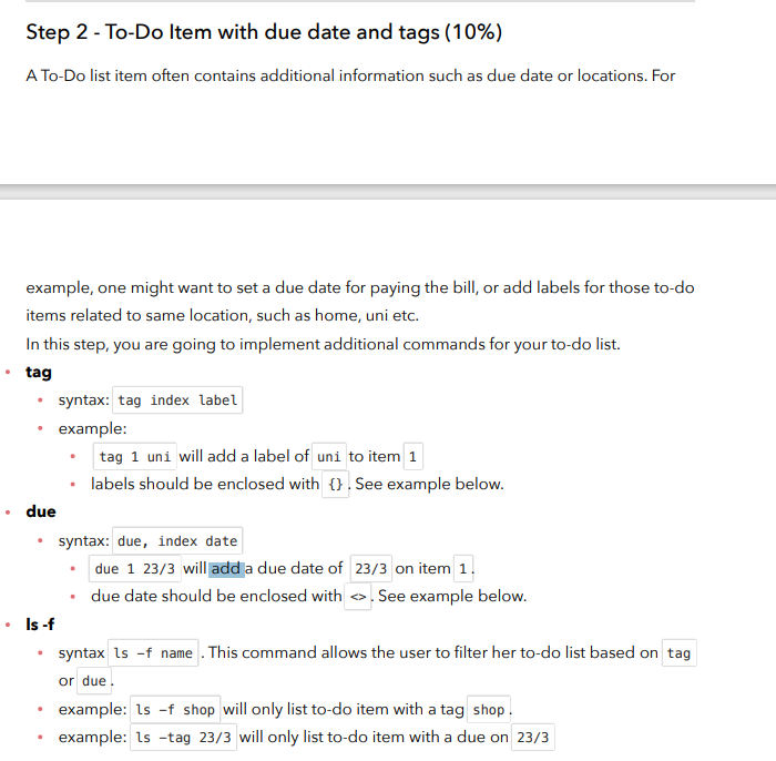 Solved Aim Create a text-based to-do list where users can | Chegg.com