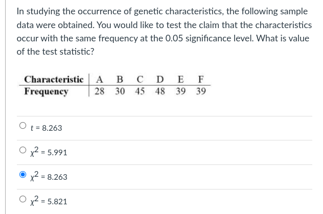 Solved In studying the occurrence of genetic | Chegg.com