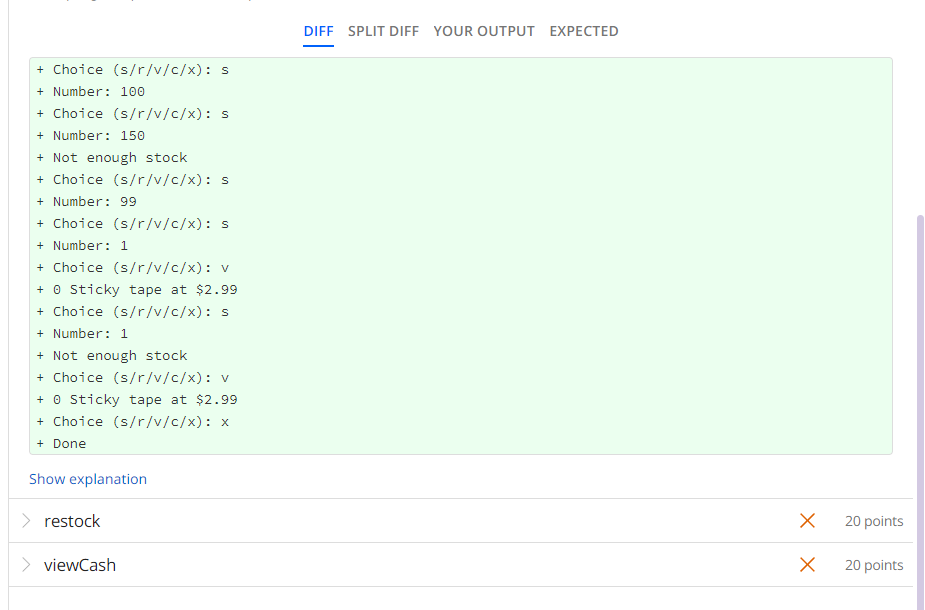 Solved Store specification: A store sells one product. The | Chegg.com