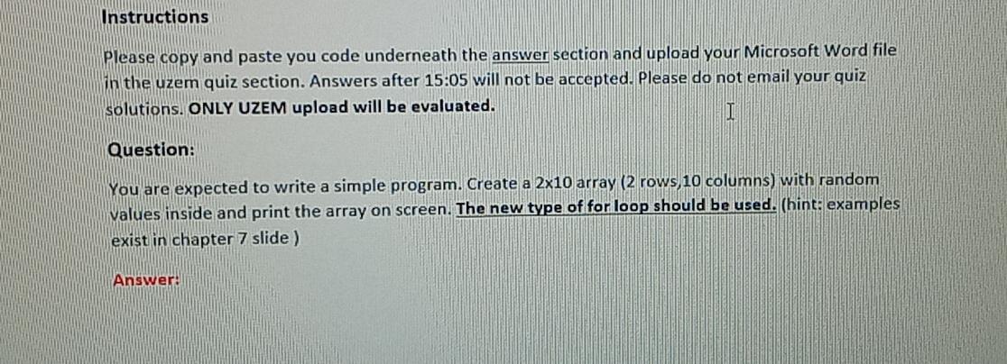 Instructions Please copy and paste you code | Chegg.com