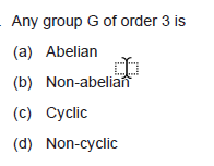 Solved Any group G of order 3 ﻿is(a) ﻿Abelian(b) | Chegg.com