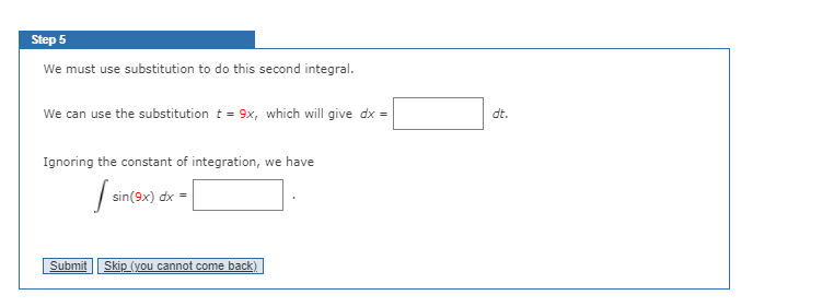Solved Tutorial Exercise Evaluate the integral. | sx 8x | Chegg.com