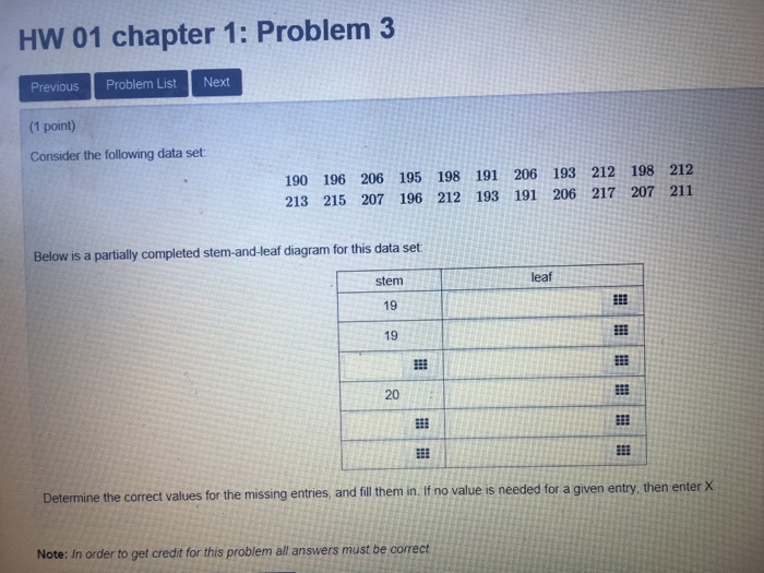 Solved HW 01 chapter 1: Problem 3 Previous Problem ListNext | Chegg.com