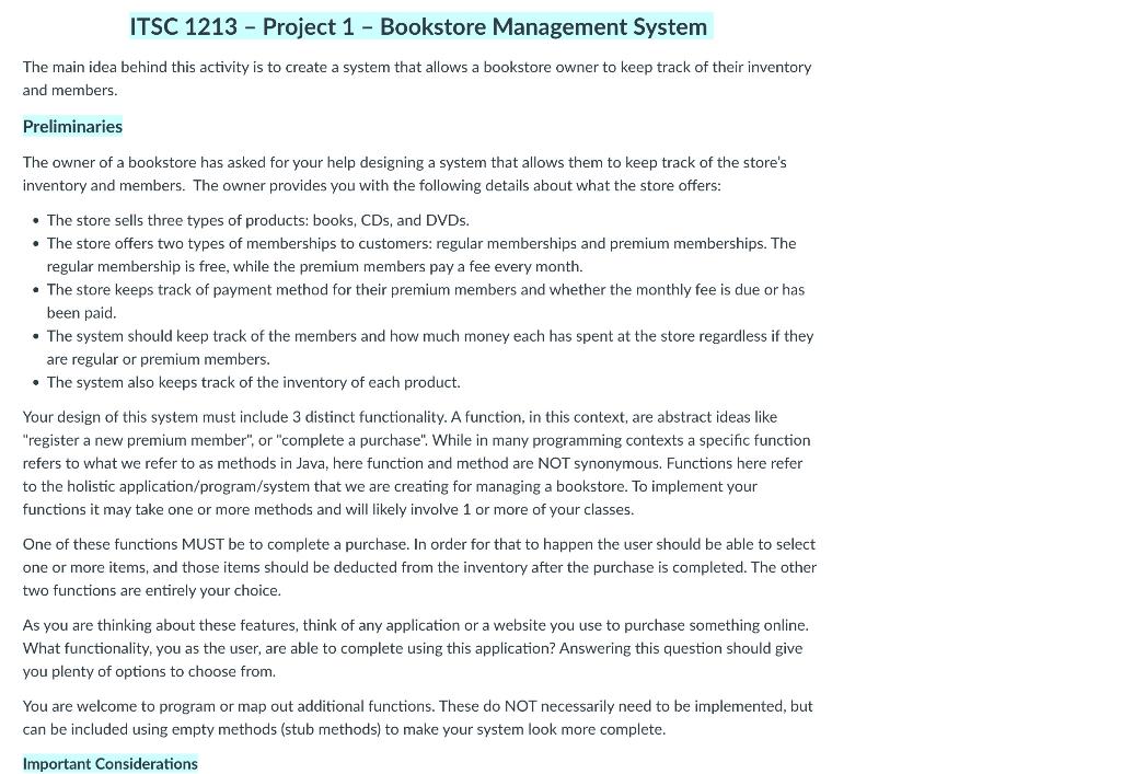 Solved The main idea behind this activity is to create a | Chegg.com