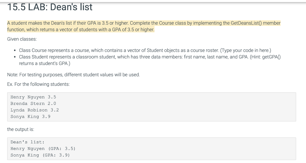 Solved Current file: Course.cpp ∨ \#include \#include | Chegg.com