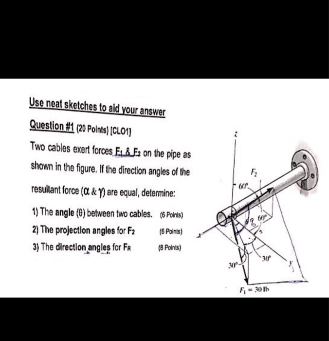 Solved Use neat sketches to aid your answer Question #1 (20 | Chegg.com