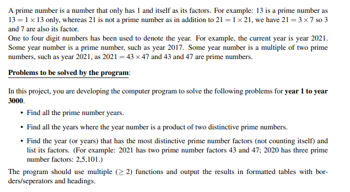 Solved Create a code in C that will give you the prime | Chegg.com