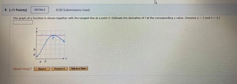 Solved DETAILS 8. (-/1 Points] 0/30 Submissions Used The | Chegg.com