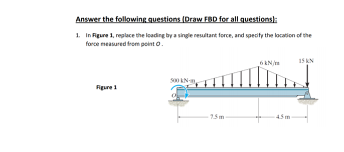 Solved Answer the following questions (Draw FBD for all | Chegg.com