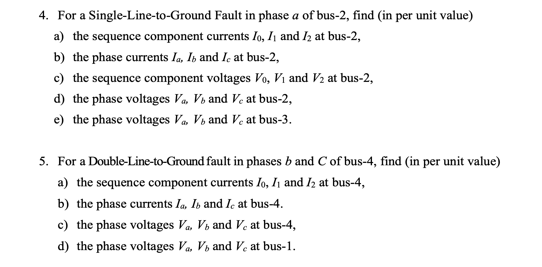 Solved Assignment Problems Consider the 4-bus power system | Chegg.com