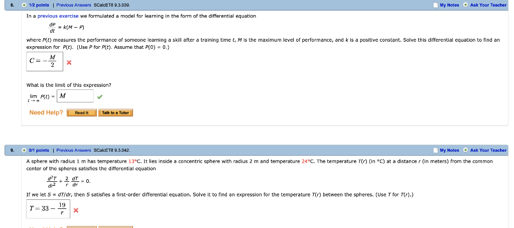 Solved 8. 1/2 points | Previous Answers SCalcET8 8.3.039. My | Chegg.com Solved 8. 1/2 points | Previous Answers SCalcET8 8.3.039. My | Chegg.com