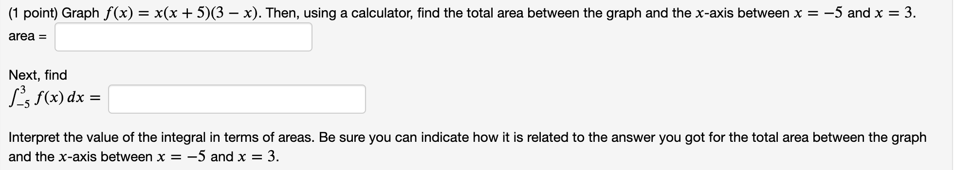 Solved (1 point) Part 1 of 2: 1 This is a multi-part | Chegg.com