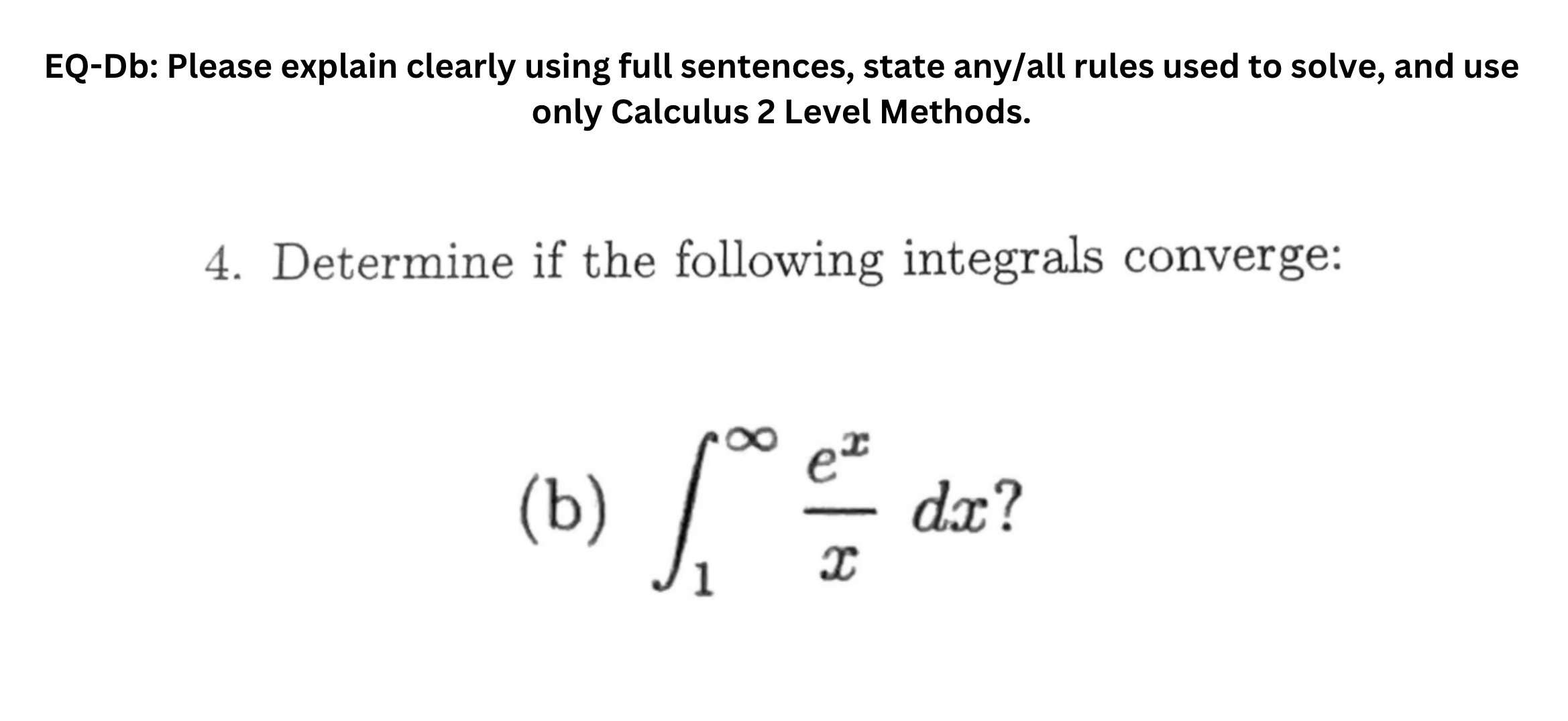Solved EQ-Db: Please explain clearly using full sentences, | Chegg.com