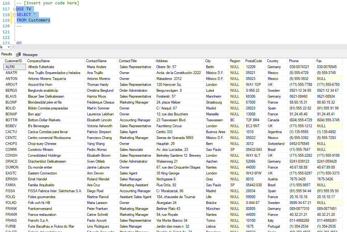 Solved TV Database will be used for this problem. Write a | Chegg.com