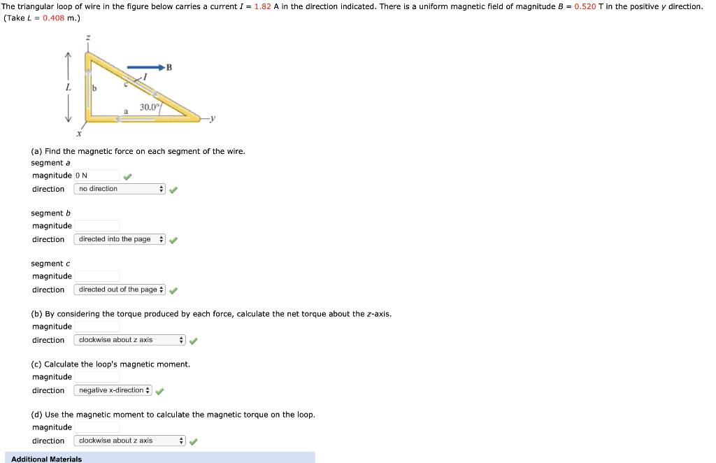 Solved The triangular loop of wire in the figure below | Chegg.com