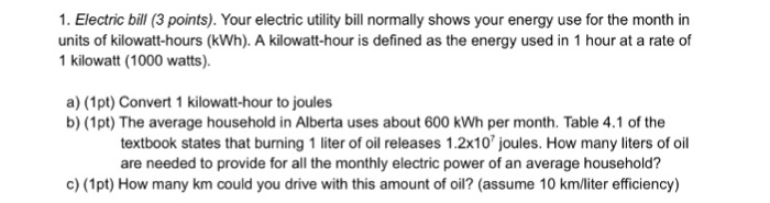 Solved Electric bill Your electric utility bill normally | Chegg.com