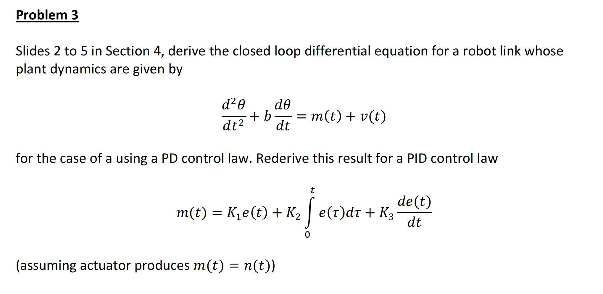 Slides 2 to 5 in Section 4, derive the closed loop | Chegg.com