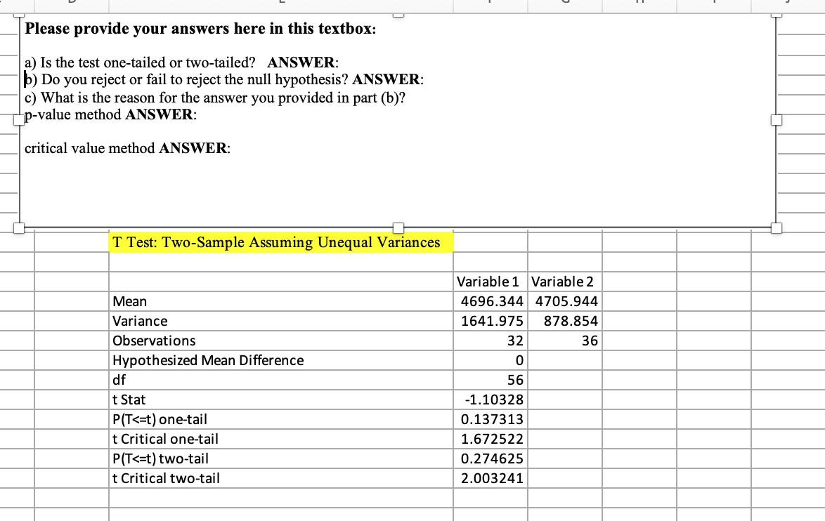 Solved Please provide your answers here in this textbox: a) | Chegg.com