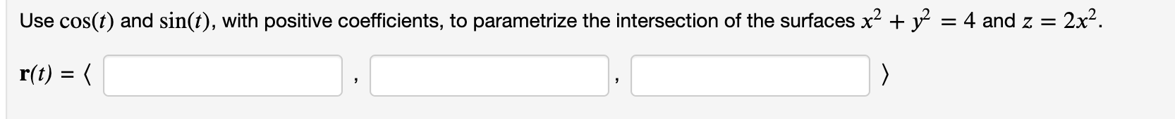 Solved Find a parametrization of the circle of radius 6 with | Chegg.com