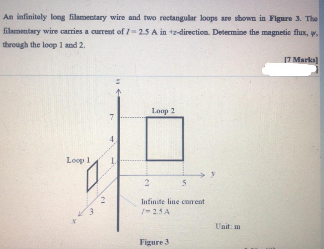 Solved An infinitely long filamentary wire and two | Chegg.com